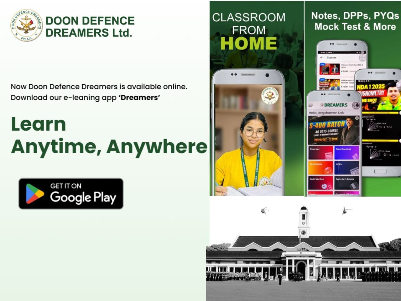 Dreamers: The Best App for Online Coaching in Defense Exam Preparation