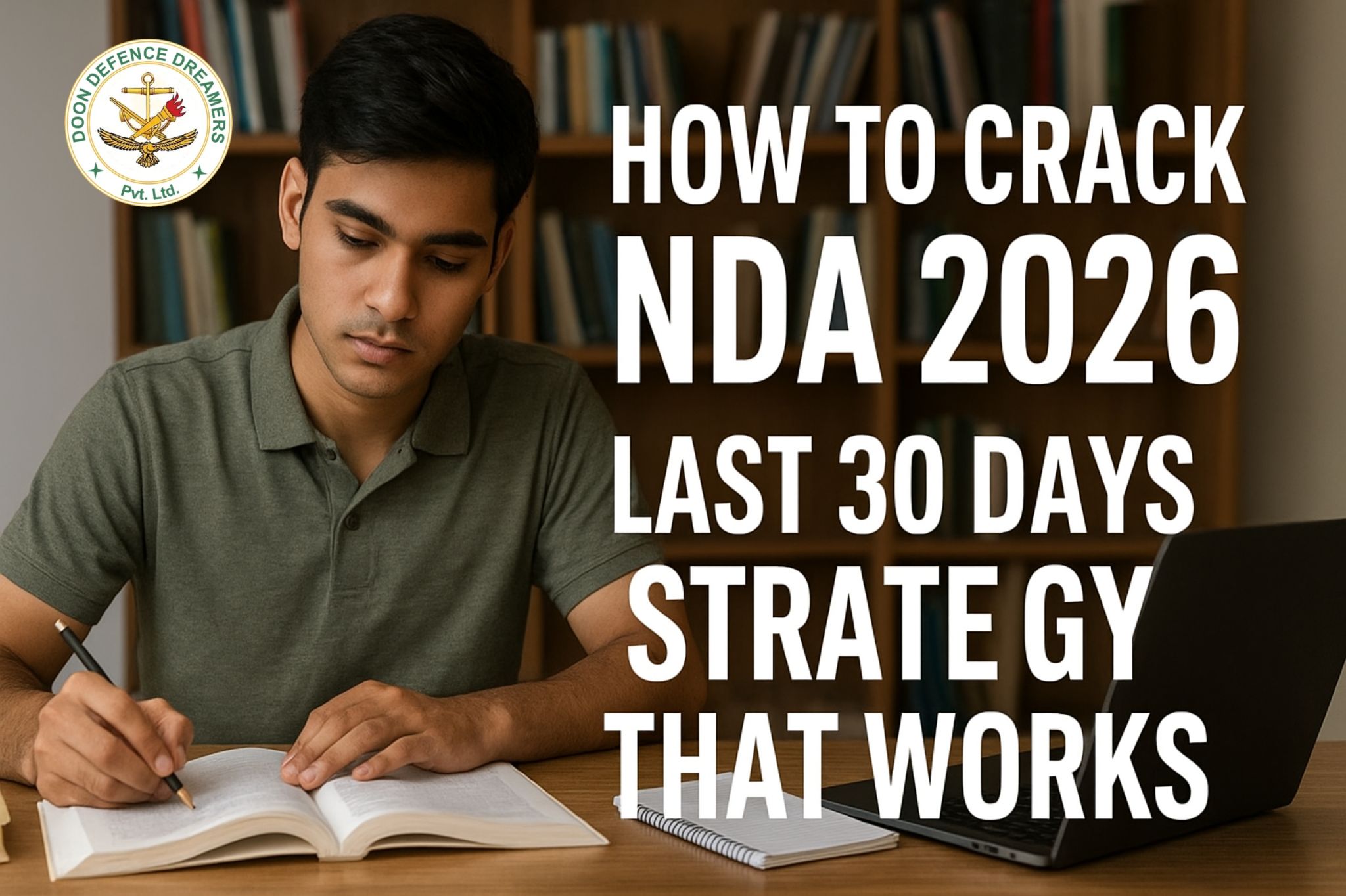 How to Crack NDA 2026: Last 30 Days Strategy That Works