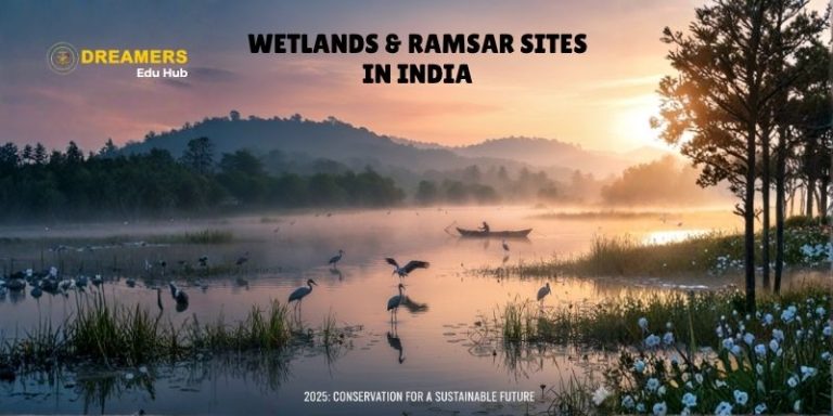 Wetlands and Ramsar Sites in India 2026 List State-Wise Data