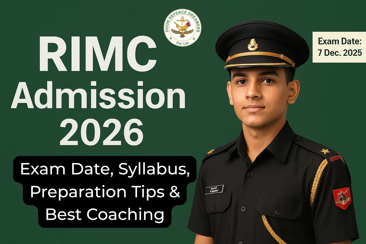 RIMC Admission 2026: Exam Date, Syllabus, Preparation Tips & Best ...