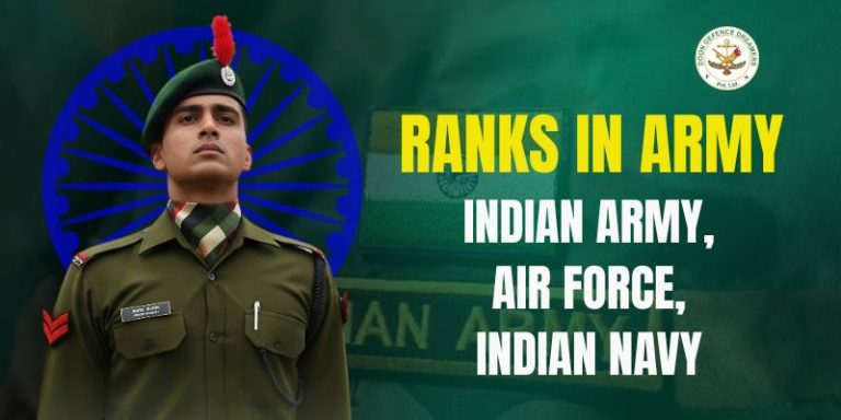 Ranks in Army: Indian Army, Air Force, Indian Navy