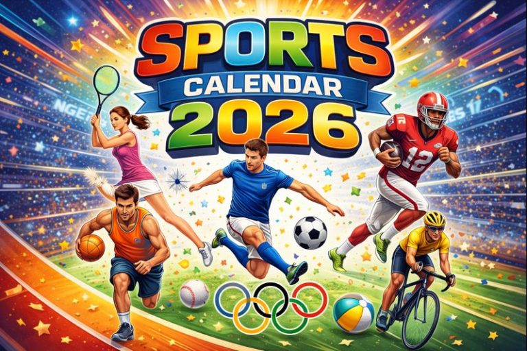 Sports Calendar 2026: National & International (Jan - June)
