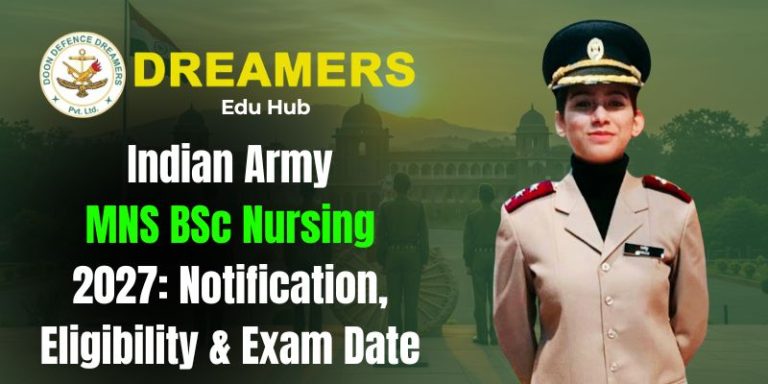 Indian Army MNS BSc Nursing 2027: Notification, Eligibility